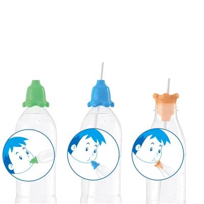 China Hot Selling Octopus Design Baby Drinking Water Bottle with Straw for sale