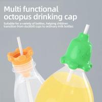 China Hot Selling Octopus Design Baby Drinking Water Bottle with Straw for sale