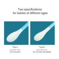 China 100% Food Grade Custom Baby Feeding Training Baby Spoon for sale