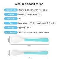 China 100% Food Grade Custom Baby Feeding Training Baby Spoon for sale