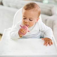 China Silicon Teething Mitten Toy Animal Custom Silicone Chewable Toys Cute Bear Silicone Baby Dental Glue for sale