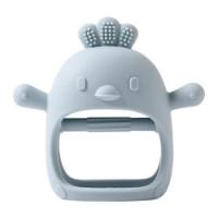 China Silicon Teething Mitten Toy Animal Custom Silicone Chewable Toys Cute Bear Silicone Baby Dental Glue for sale