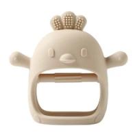 China Silicon Teething Mitten Toy Animal Custom Silicone Chewable Toys Cute Bear Silicone Baby Dental Glue for sale