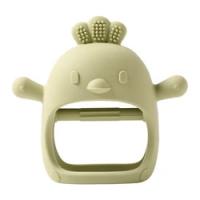 China Silicon Teething Mitten Toy Animal Custom Silicone Chewable Toys Cute Bear Silicone Baby Dental Glue for sale