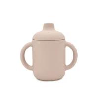 China Silicone Infant Water Cup With Handles Toddler Drinking Water Training Sippy Cup for sale