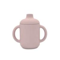 China Silicone Infant Water Cup With Handles Toddler Drinking Water Training Sippy Cup for sale