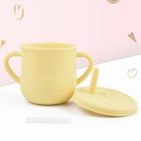 China BPA Free Infant Sippy Cup Kids Toddler Training Drinking Silicone Sippy Cup for sale