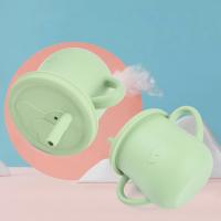 China BPA Free Infant Sippy Cup Kids Toddler Training Drinking Silicone Sippy Cup for sale