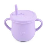 China BPA Free Infant Sippy Cup Kids Toddler Training Drinking Silicone Sippy Cup for sale