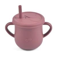 China BPA Free Infant Sippy Cup Kids Toddler Training Drinking Silicone Sippy Cup for sale
