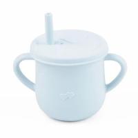 China BPA Free Infant Sippy Cup Kids Toddler Training Drinking Silicone Sippy Cup for sale