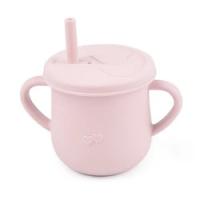 China BPA Free Infant Sippy Cup Kids Toddler Training Drinking Silicone Sippy Cup for sale
