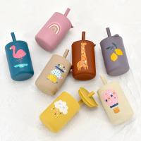 China Silicone Snack Sippy Cup Non Spill Toddler Collapsible Drink Training Cup for sale