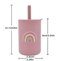 China Silicone Snack Sippy Cup Non Spill Toddler Collapsible Drink Training Cup for sale