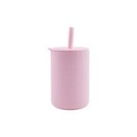 China Silicone Snack Sippy Cup Non Spill Toddler Collapsible Drink Training Cup for sale