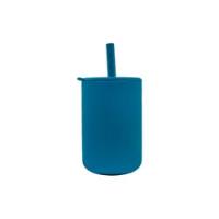 China Silicone Snack Sippy Cup Non Spill Toddler Collapsible Drink Training Cup for sale