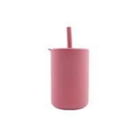 China Silicone Snack Sippy Cup Non Spill Toddler Collapsible Drink Training Cup for sale