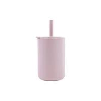 China Silicone Snack Sippy Cup Non Spill Toddler Collapsible Drink Training Cup for sale