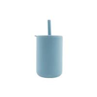 China Silicone Snack Sippy Cup Non Spill Toddler Collapsible Drink Training Cup for sale