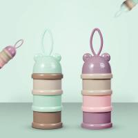 China Portable Baby Food Storage Box Essential Cereal Infant Milk Powder Box Toddle Snack Container for sale