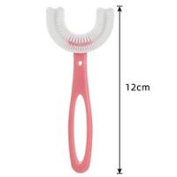 China Wholesale Trend 360 Kids U Shape Toothbrush Kids Manual Toothbrush U-shape Baby Silicone Toothbrush for sale