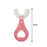 China Wholesale Trend 360 Kids U Shape Toothbrush Kids Manual Toothbrush U-shape Baby Silicone Toothbrush for sale