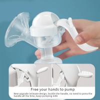 China Food Grade BPA Free Customized Manual Breast Pump Factory OEM Custom Baby Feeding Manual Breast Milk Feed Pump for sale