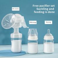 China Food Grade BPA Free Customized Manual Breast Pump Factory OEM Custom Baby Feeding Manual Breast Milk Feed Pump for sale