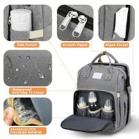 China New Arrival Folding Waterproof Maternity Handbag Stroller Baby Nappy Bag Bed Backpack Diaper Bag With Bassinet for sale