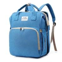 China New Arrival Folding Waterproof Maternity Handbag Stroller Baby Nappy Bag Bed Backpack Diaper Bag With Bassinet for sale