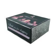 China Corrugated Cardboard Mailers For Wigs Hair Bundle Extension Storage Packaging for sale