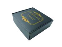 China Gold Hot Stamping Corrugated Mailer Box Gift Postage Boxes Packaging for sale