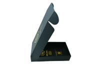 China Matt Black Gold Stamping Corrugated Paper Mailer Box For Small Business for sale