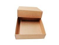 China Custom Gift Paper Packaging Box Kraft Cardboard Paper Box With Lid for sale