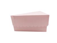 China Eco Friendly Triangle Sandwich Cookie Packaging Box Custom Size Food Grade for sale