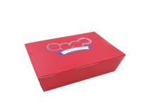 China Custom Takeout Fast Food Packaging Boxes Kraft Paper Takeaway Box for sale