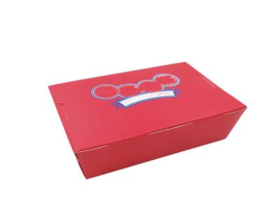 China Custom Takeout Fast Food Packaging Boxes Kraft Paper Takeaway Box for sale