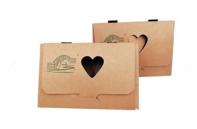 China Custom Printed Fast Food Packaging Box Kraft Paper Takeaway Box for sale