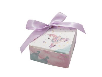 China Christmas Party DIY Gift Paper Food Packaging Box for Candy Custom Design for sale