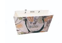 China Custom Logo Gift Packing Bag Clothes Branded Paper Shopping Bags With Rope for sale