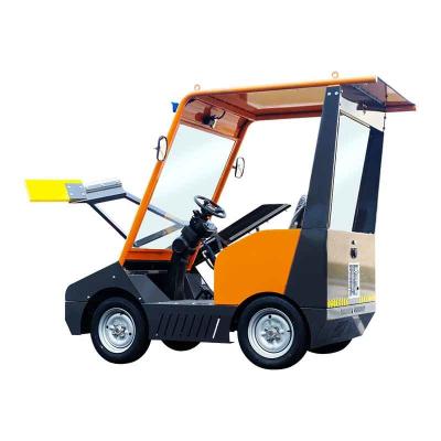 China Automatic Feeding System Electric Feed Pusher Cattle Feed Pusher 72V For Modern Farms for sale