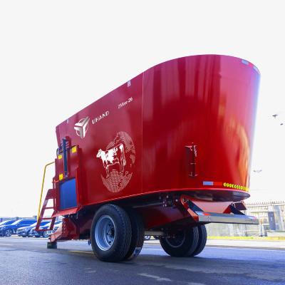 China 26m³ Capacity Vertical TMR Mixer Machine For Large Scale Livestock Operations for sale
