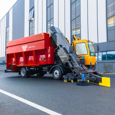 China UHAND FC-12 12m³ High Capacity Feed Collector Integrated Collect Precise Weighing for sale