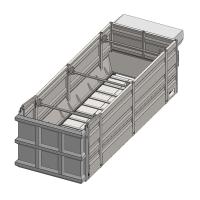 China Low Maintenance 20m³ Silage Transfer Wagon With Silage Transport And Feeding for sale
