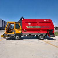 China UHAND FC-12 12m³ Self-Propelled Feed Refusal Collector with Precision Weighing and Re-Spreading System for Dairy & Beef Farms for sale