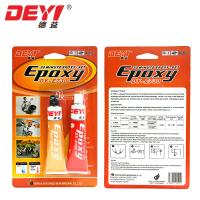 China 30 Minute Resin Adhesive Epoxy AB Glue 2 Component Black And White Ratio 1:1 for sale