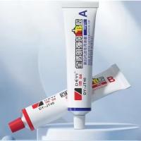 China Acrylic Main Material Crystal Clear AB Adhesive Glue For Strong Adhesion To PVC for sale
