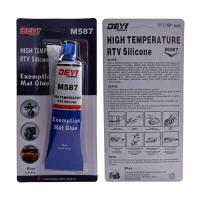 China High Temp Oil Resistant RTV Silicone Gasket Maker In Blue Color With SGS Certificate for sale