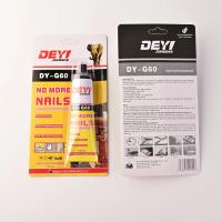 China G60 No More Nails Glue Heavy Duty Mounting Adhesive For Wood Ceramic Metal More White for sale