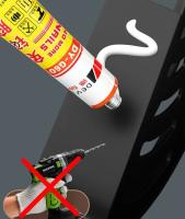 China 320ml Beauty Decoration Adhesive White Glue With Strong Load Bearing Capacity And Beauty for sale